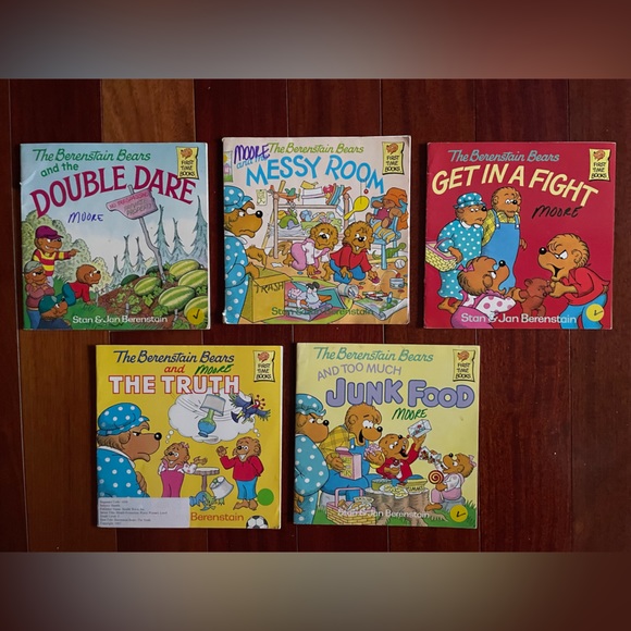 Random House Publishing | Toys | Set Of 5 Berenstain Bears Books Titles ...
